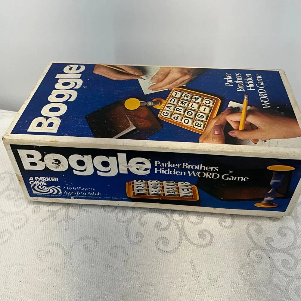 Parker Brothers | Games | Vintage Parker Brothers Boggle Hidden Word ...
